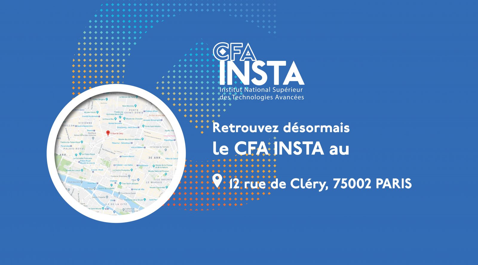 La nouvelle adresse du CFA INSTA - CFA INSTA
